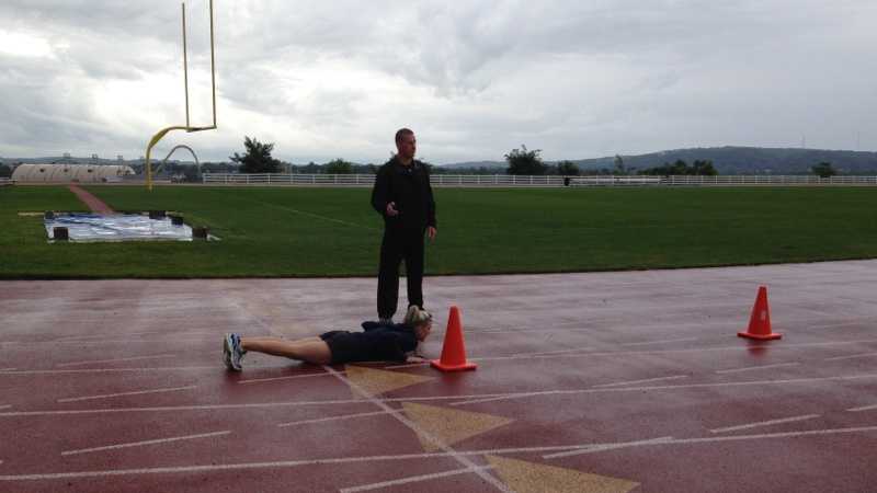 News 8's Katelyn Smith takes state police fitness test