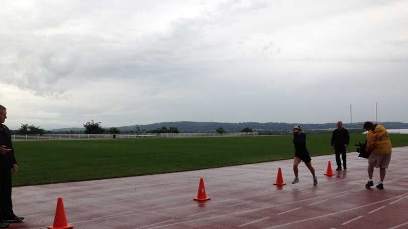 News 8's Katelyn Smith takes state police fitness test