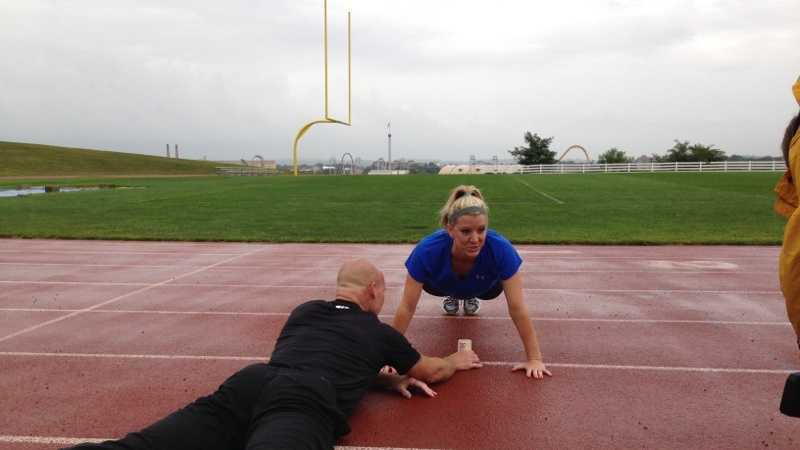 News 8's Katelyn Smith takes state police fitness test
