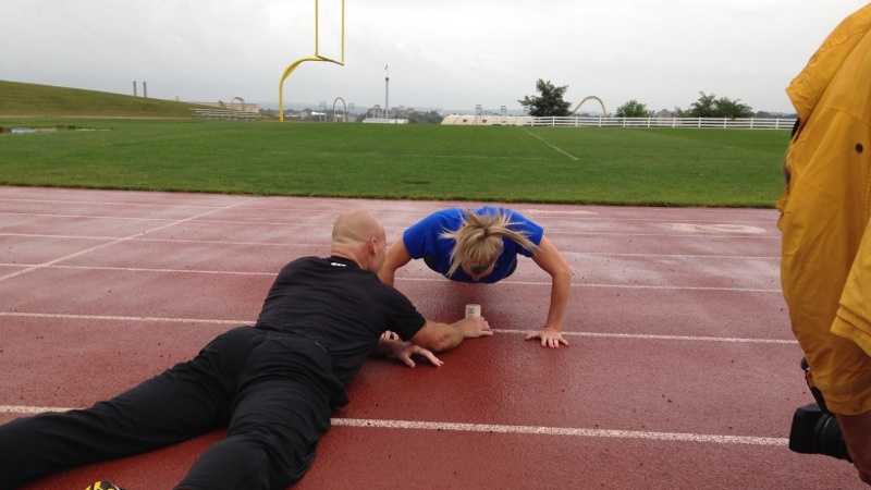 News 8's Katelyn Smith takes state police fitness test