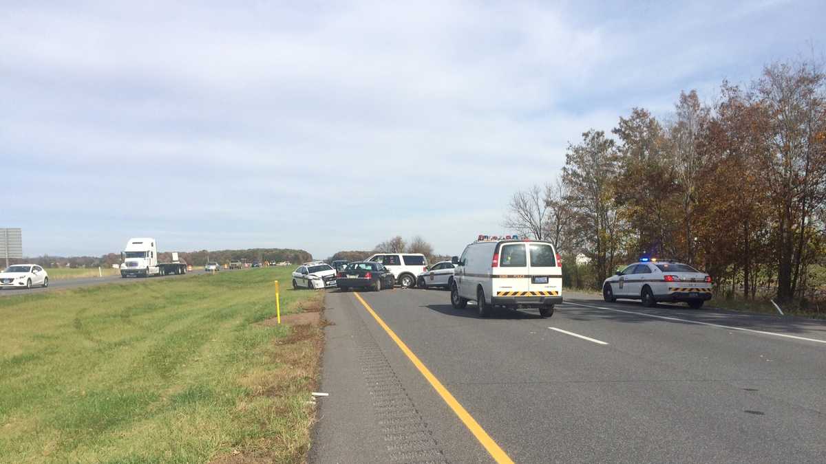 Photos Driver Flees After Traffic Stop Crashes