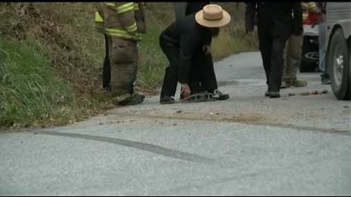 Photos: Amish buggy crash scene