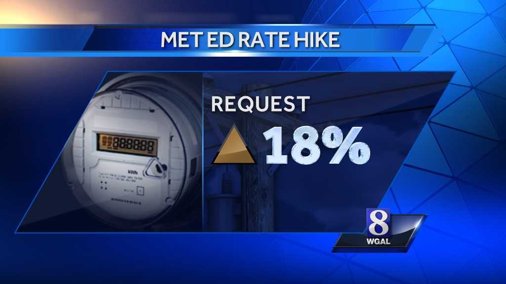 Met-Ed asking state to OK 18 percent rate hike