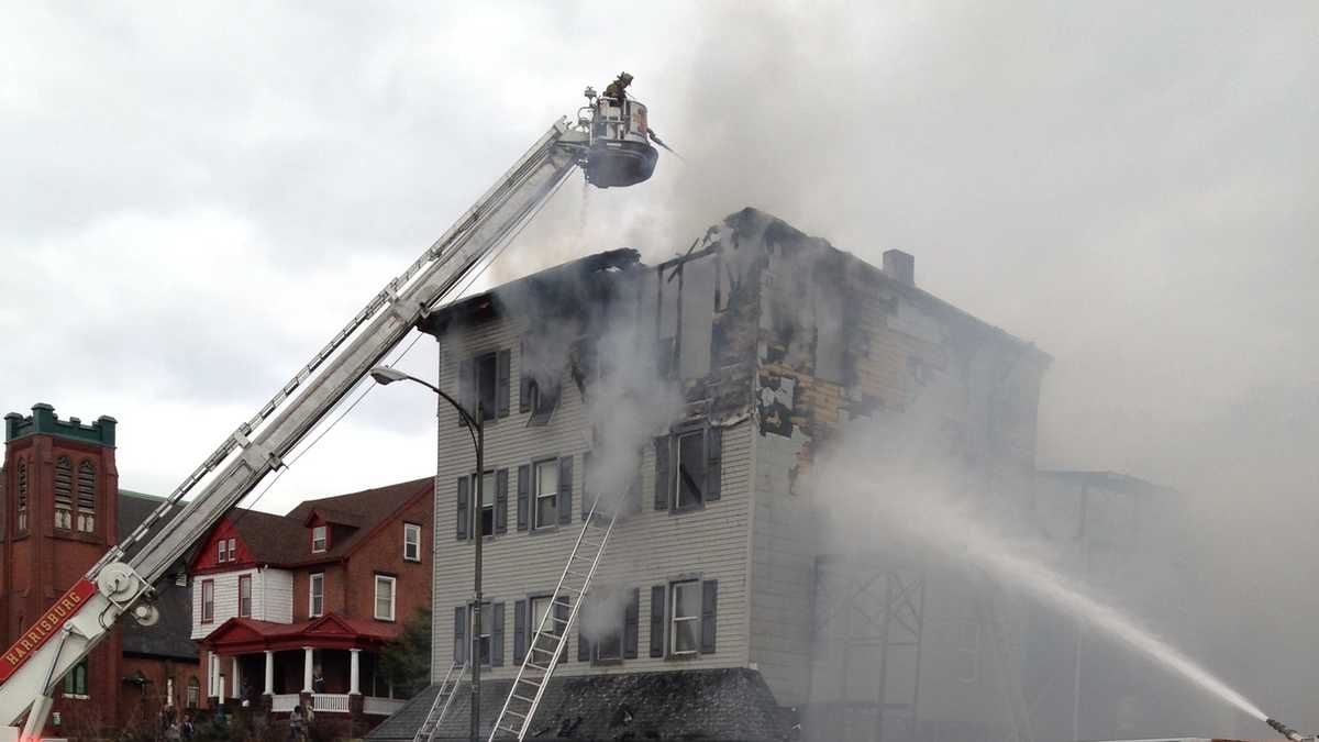 Photos: Crews fight apartment building fire in Steelton
