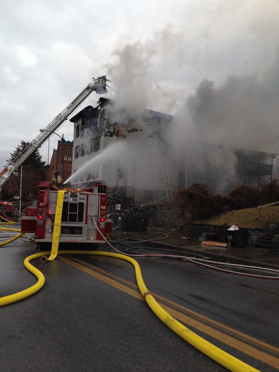 Photos: Crews fight apartment building fire in Steelton