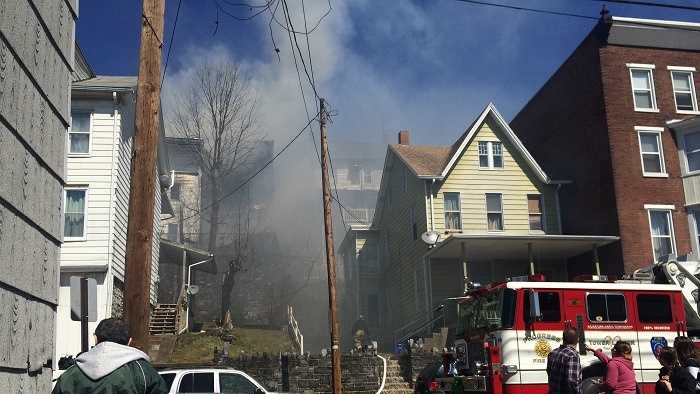 Fire crews battle Steelton house fire