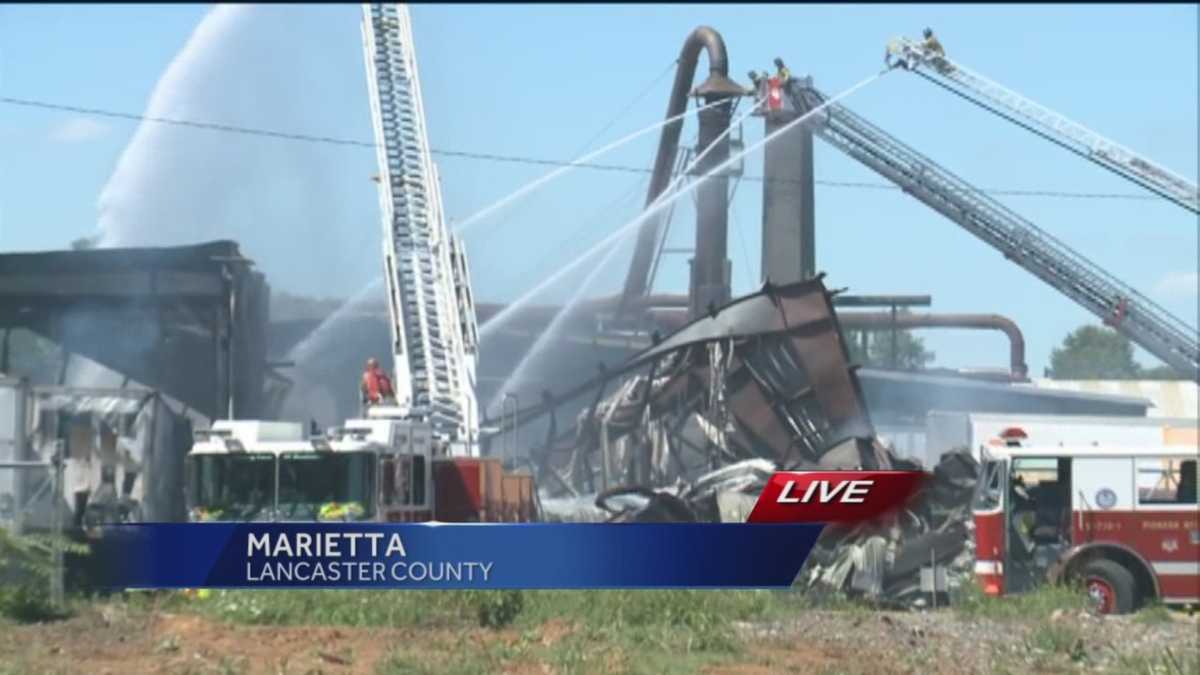 Four-alarm fire destroys Marietta building