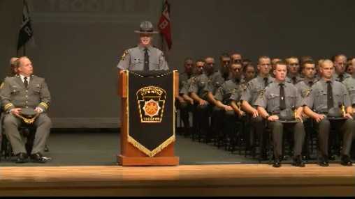 Pennsylvania State Police graduates 83 new troopers