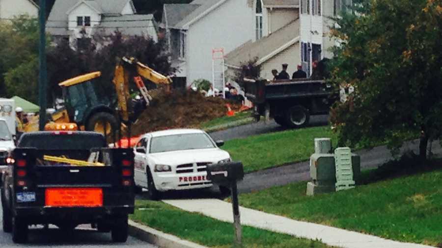 Crews rescue man from trench in Dauphin County