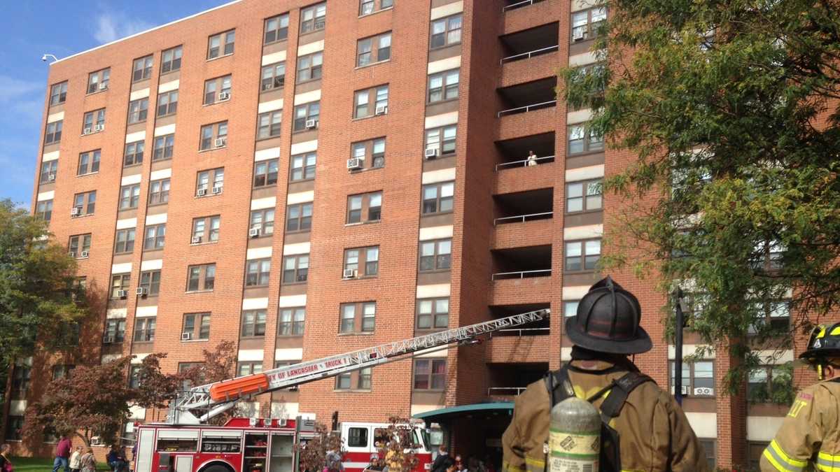 Residents evacuated for Lancaster apartment fire
