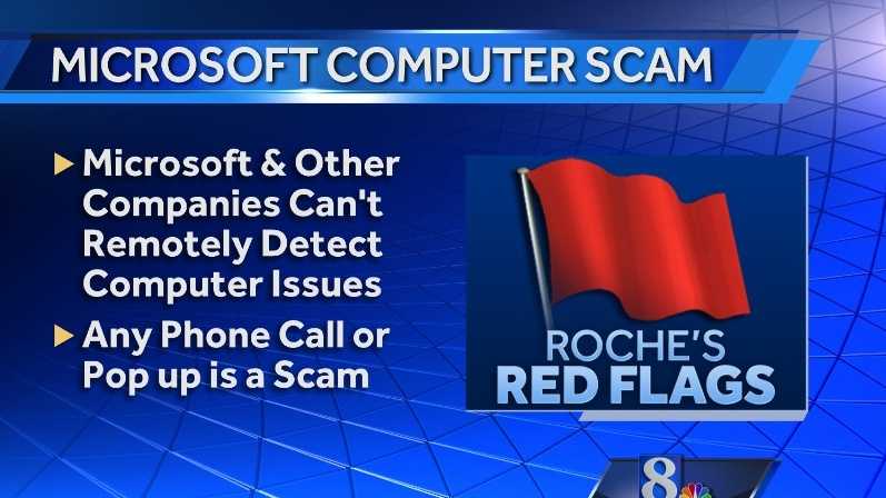 Red Flags: Microsoft computer scam