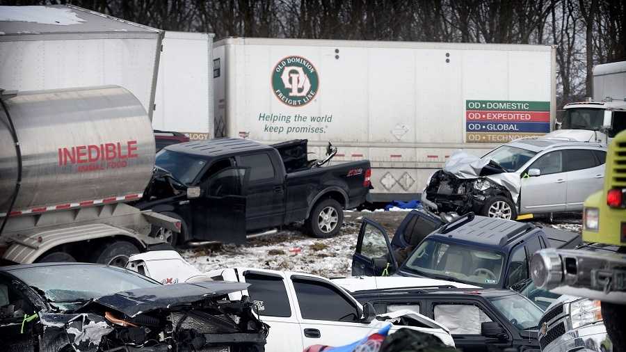 Update: I-78 now open following massive crash