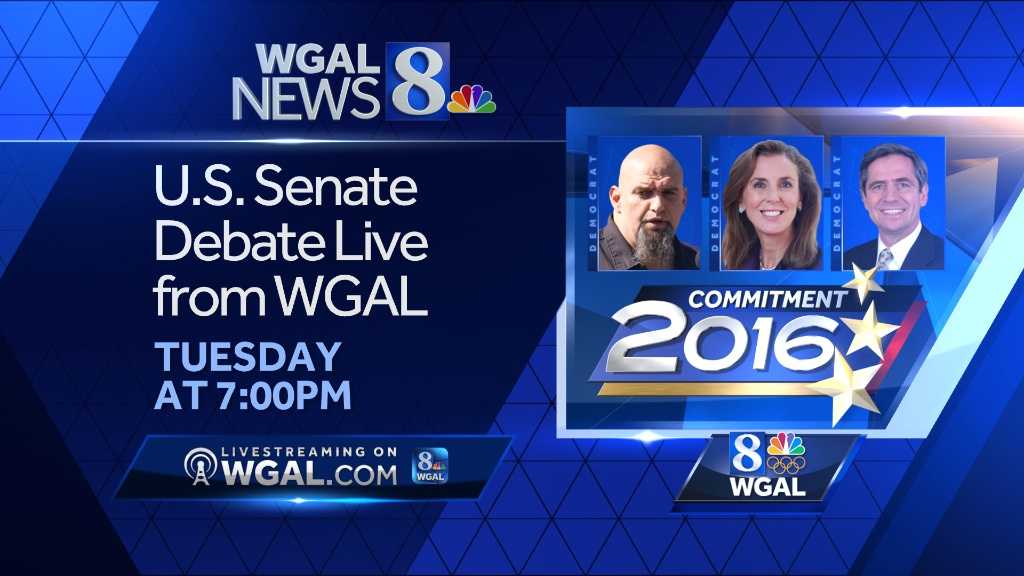 WGAL to host next Pennsylvania Senate primary debate Tuesday