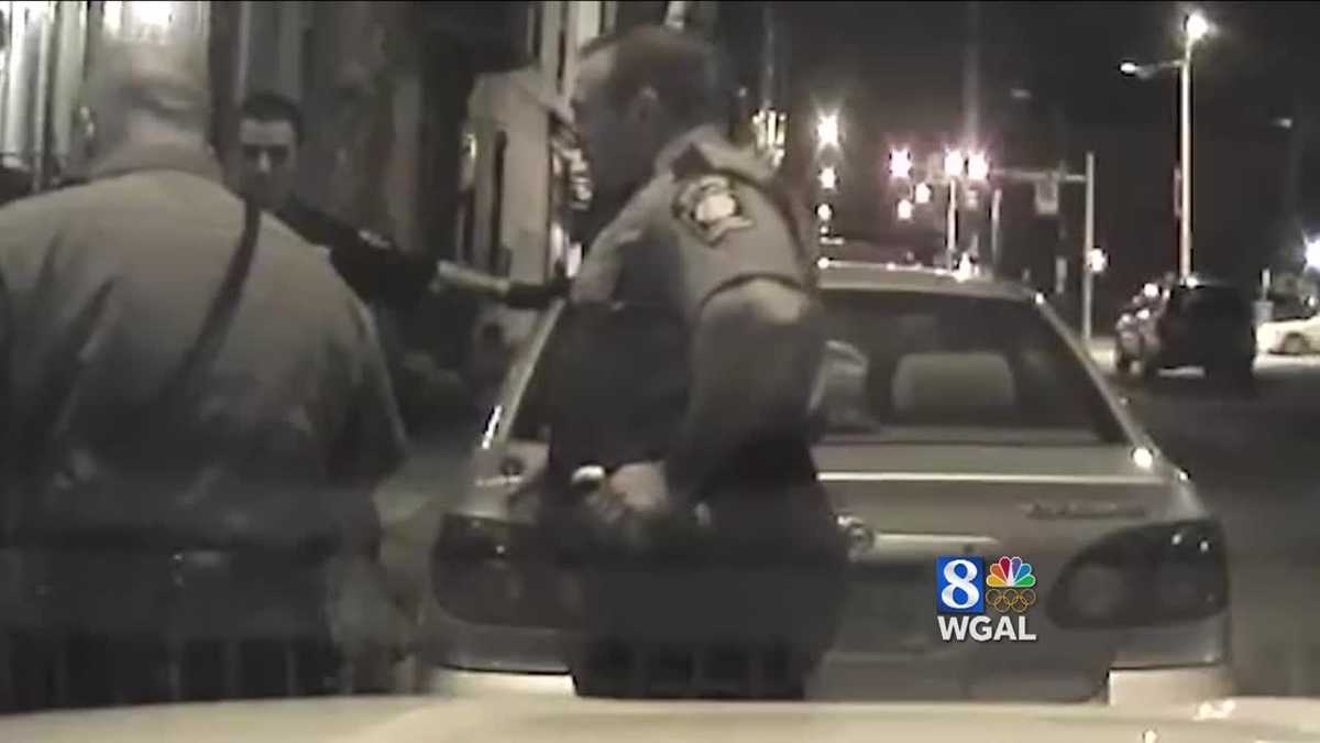 Dash cam video shows state trooper allegedly assaulting man in custody Dash cam video shows state trooper allegedly assaulting man in custody