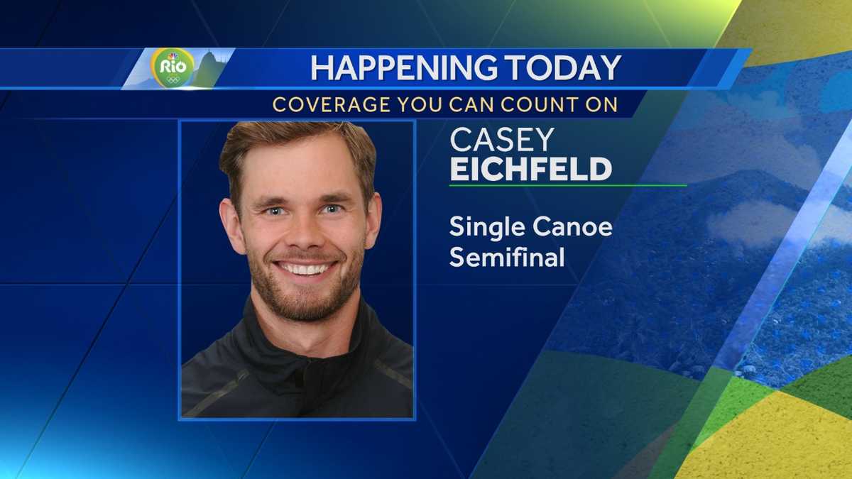 Harrisburg's Casey Eichfeld finishes in 7th place in canoe finals