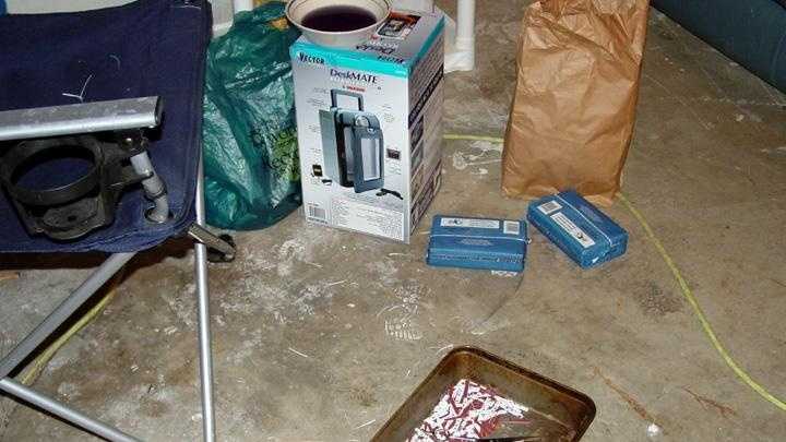 What does the inside of a meth lab look like?