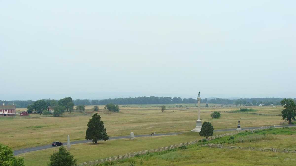 Crossroads of history -- the momentous places of the Gettysburg Battlefield