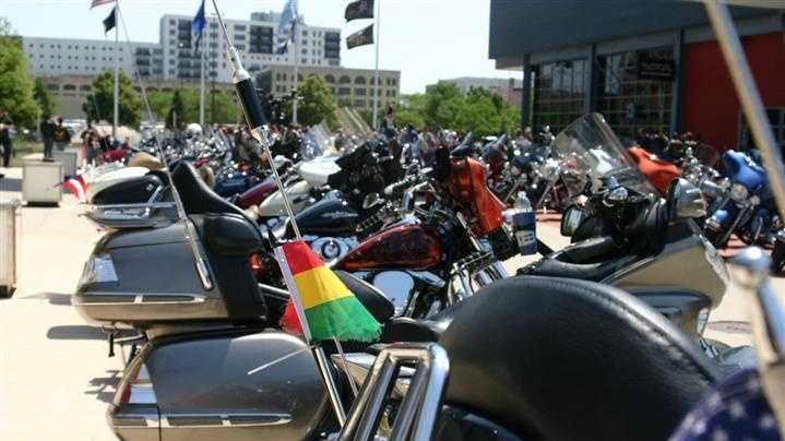 Latin American riders celebrate at Harley