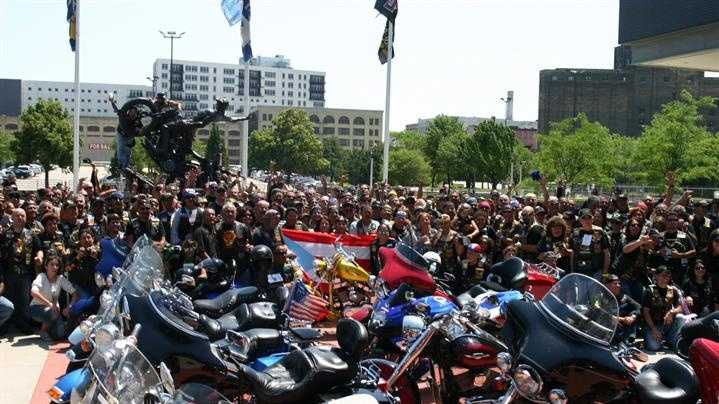 Latin American riders celebrate at Harley