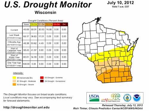 Weather Blog: Severe Drought Hits Wisconsin