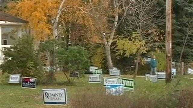 Vandals deface political signs in Caledonia