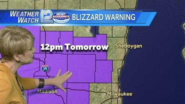 Winter Storm & Blizzard Warnings issued