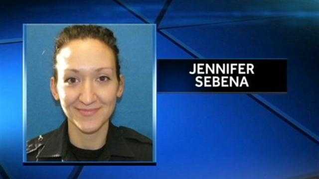Memorial dedicated to Wauwatosa Officer Jennifer Sebena