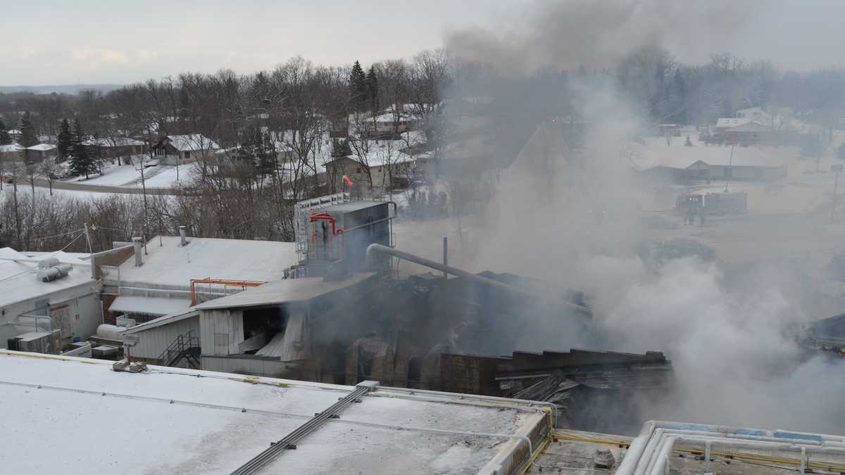 Investigation photos from Echo Lake Foods fire