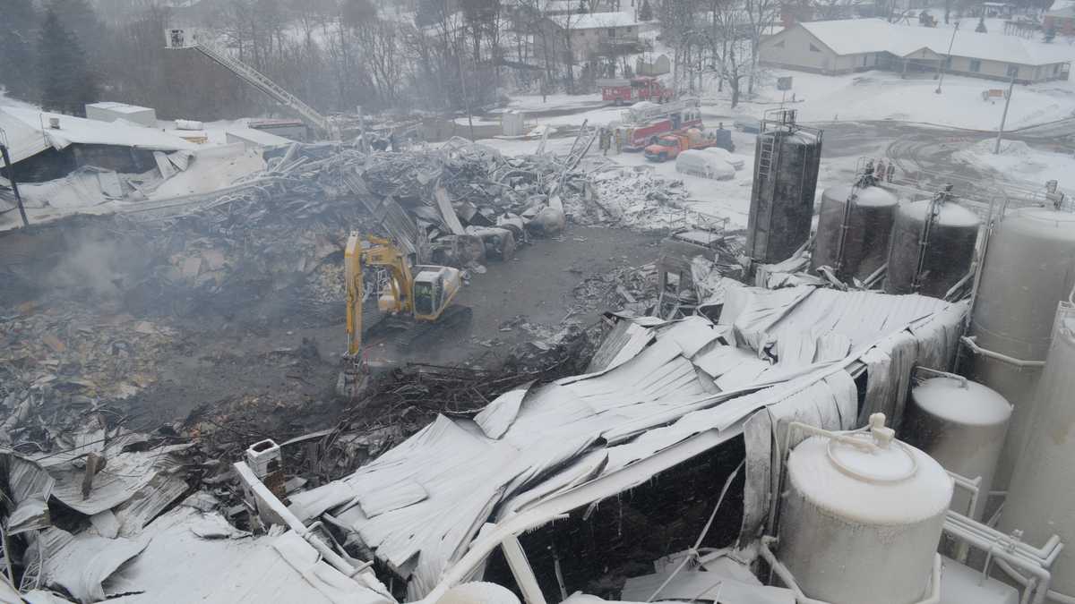 Investigation photos from Echo Lake Foods fire