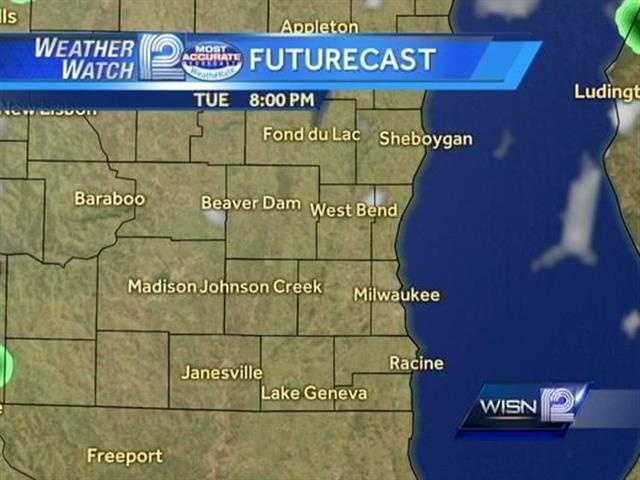 Hour-by-Hour radar forecast