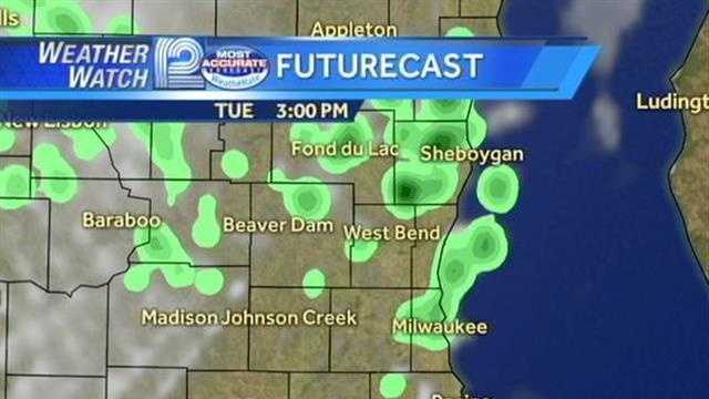 Hour-by-Hour radar forecast