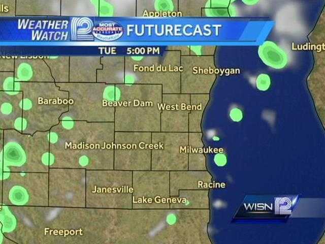 Hour-by-Hour radar forecast