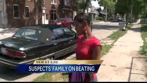 Sister of suspect accused of beating police officer questions situation