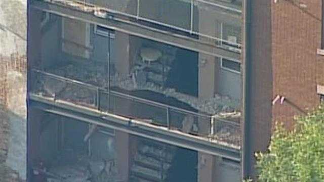 Images: Porch collapse