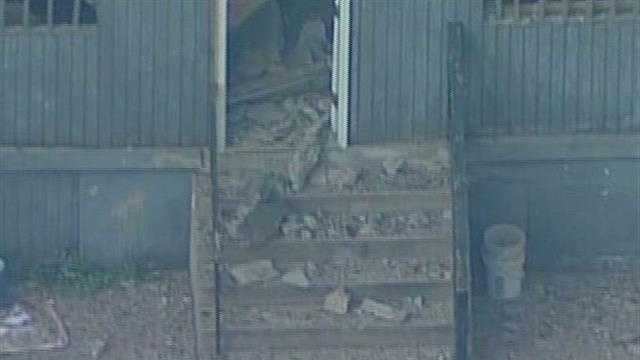 Images: Porch collapse