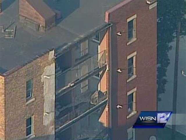 Images: Porch collapse