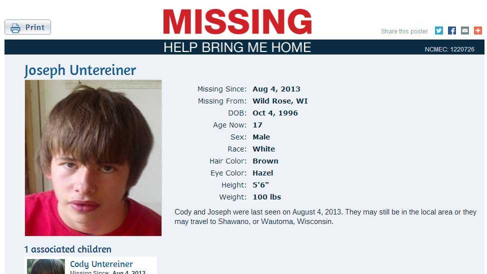 Help find Wisconsin's missing children