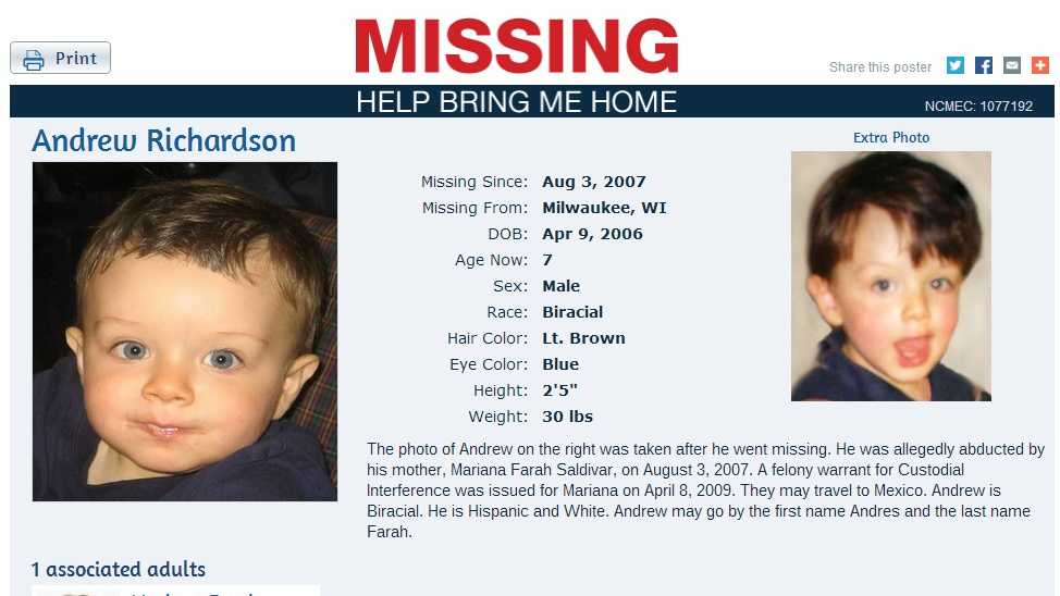 Help find Wisconsin's missing children