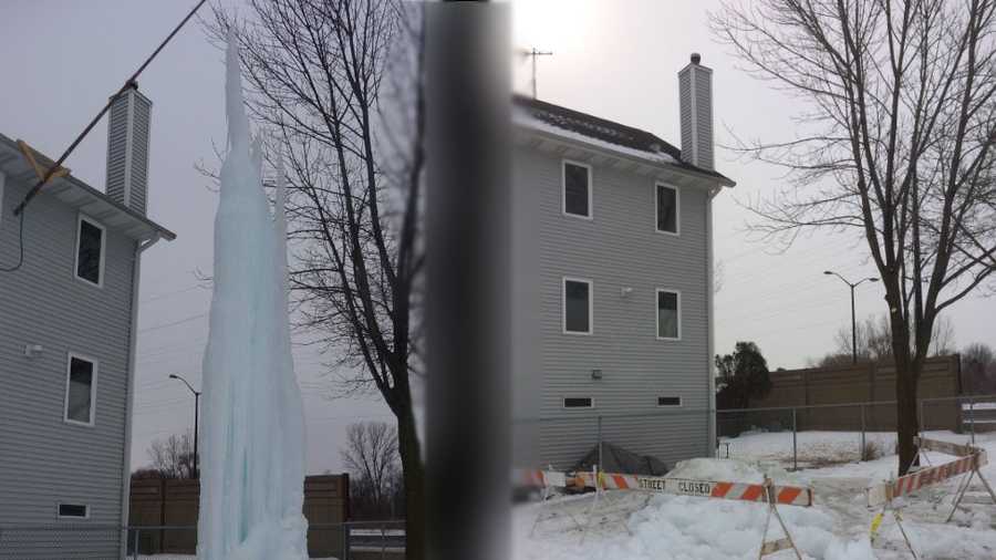 'Polar Vortex' ice sculpture in Bay View taken down