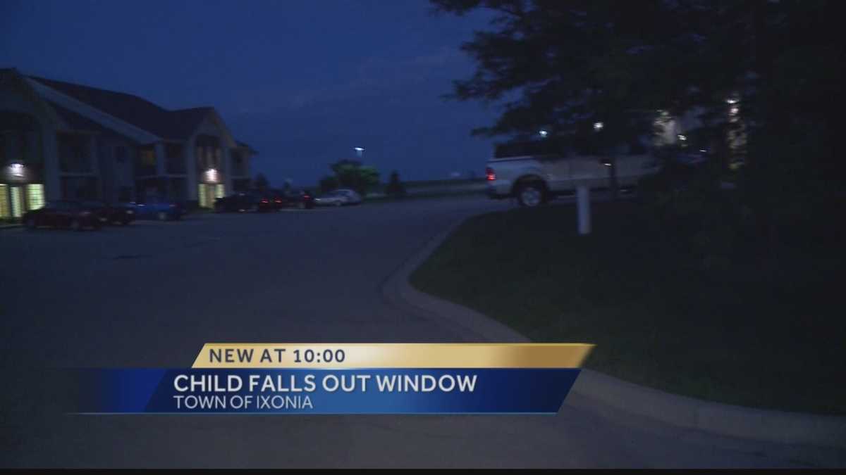 2-year-old girl falls from second-story window