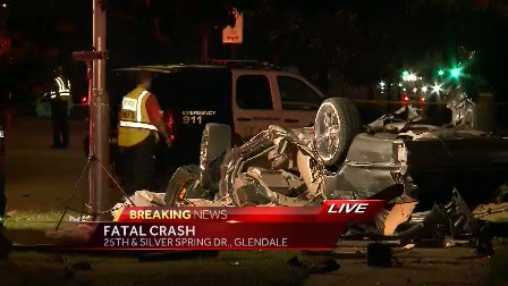 Three people killed in Glendale crash identified