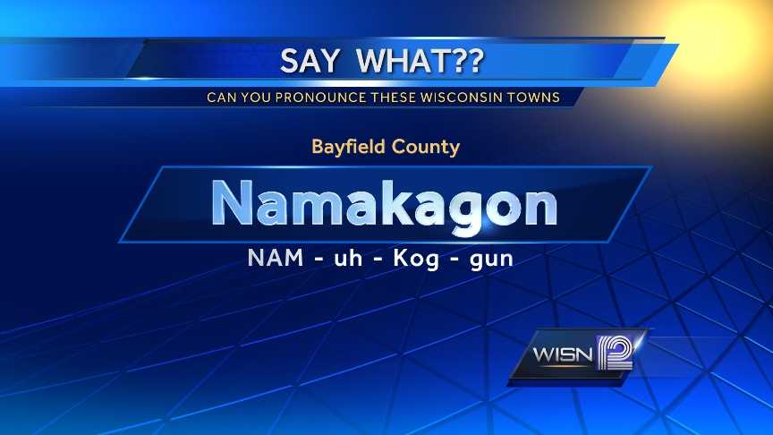 Can you pronounce these Wisconsin towns?