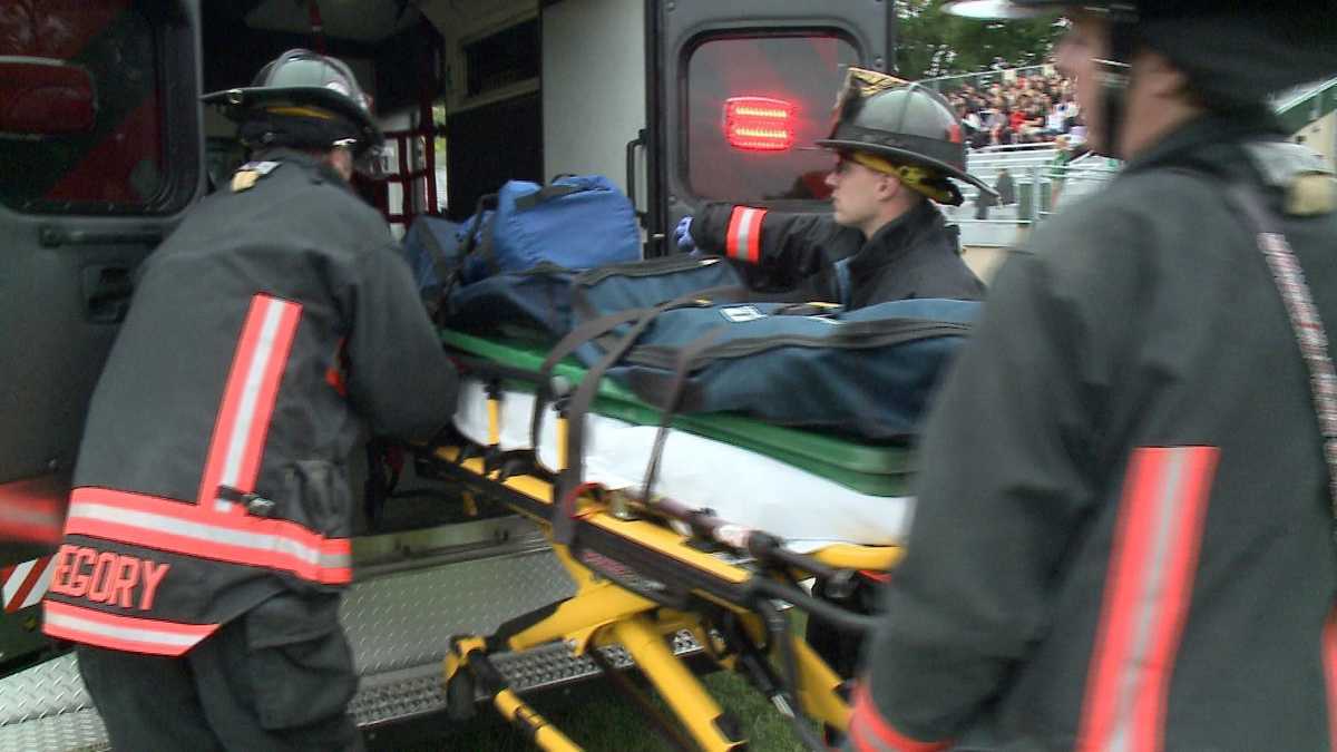 Photos: Greenfield mock crash scene