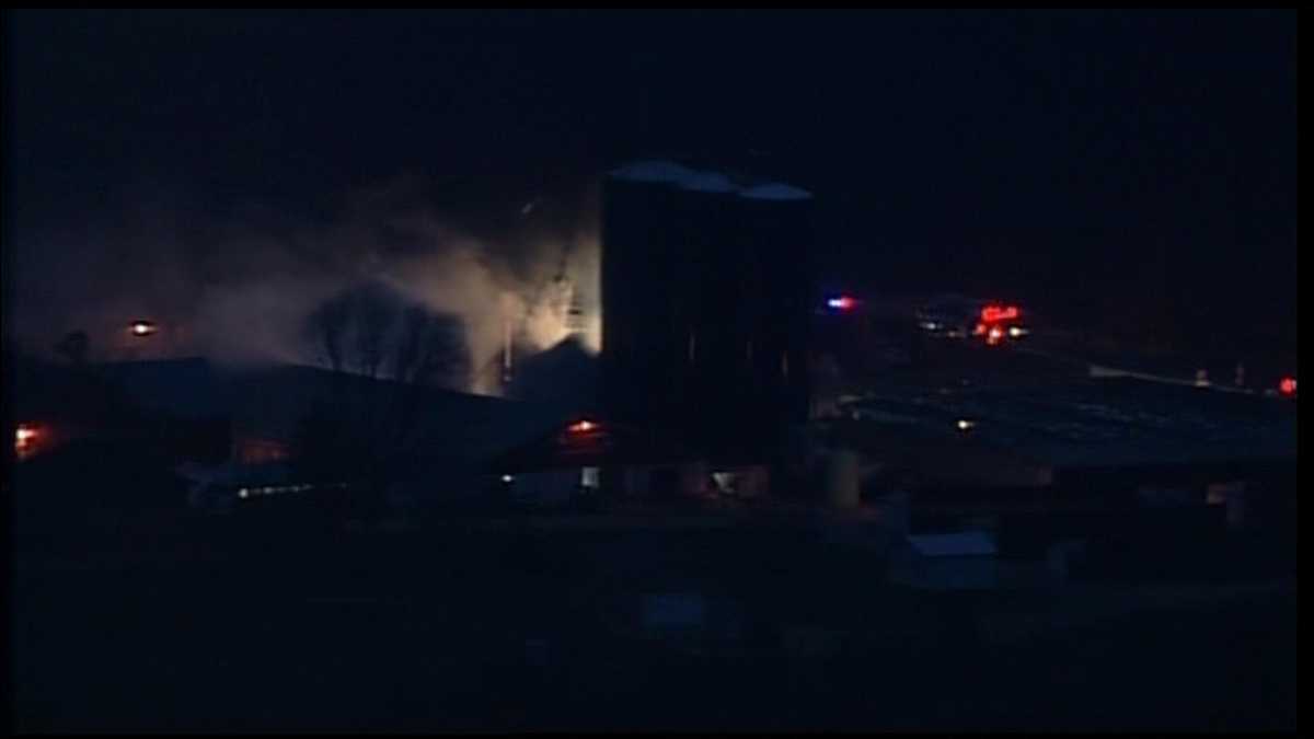Photos: Fire at Roden Farm