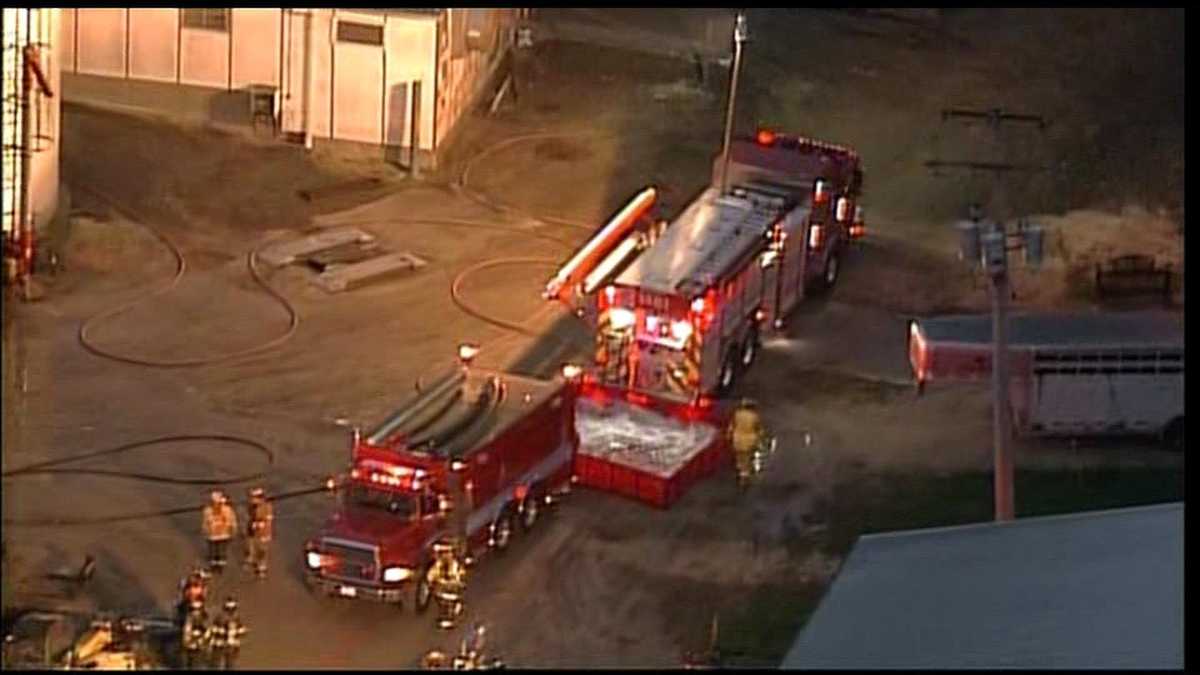 Photos: Fire at Roden Farm