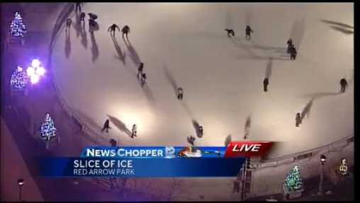 Downtown Milwaukee's 'Slice of Ice' opens