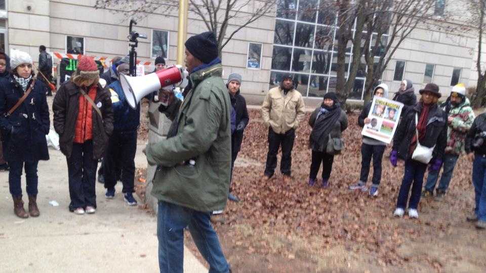 Hamilton tells Milwaukee protesters 'No march today'