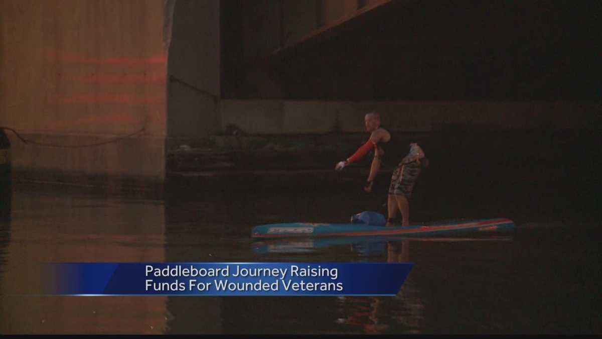 Army veteran completes paddle board journey from Chicago to Milwaukee