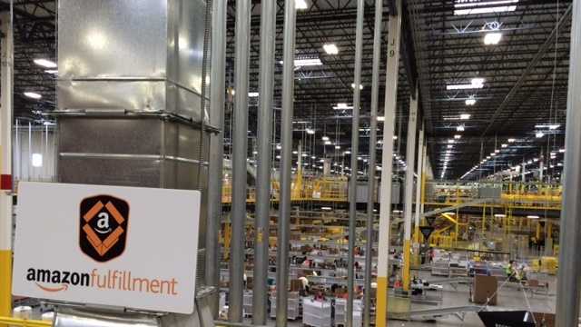 Our first look inside Amazon's fulfillment center