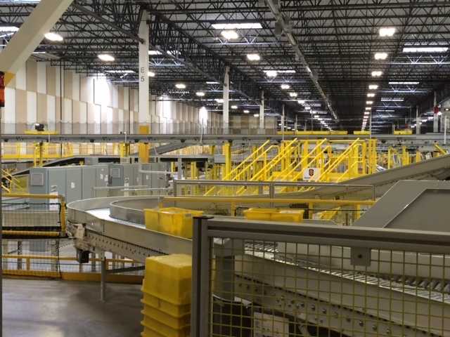 Our first look inside Amazon's fulfillment center
